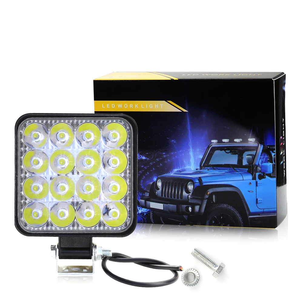 Dxz Oem Super Bright 24v 12v Spot Led Work Light 3inch 48w Offroad Led ...