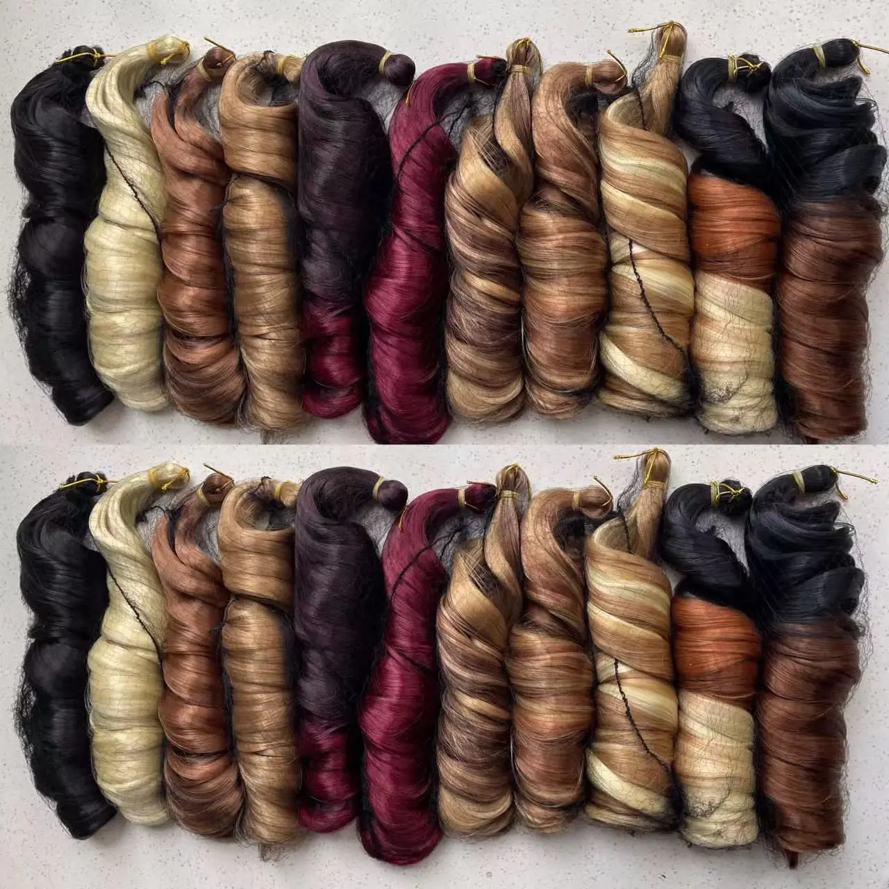 French Curl Braiding Hair Attachment Mesh - No Tangle