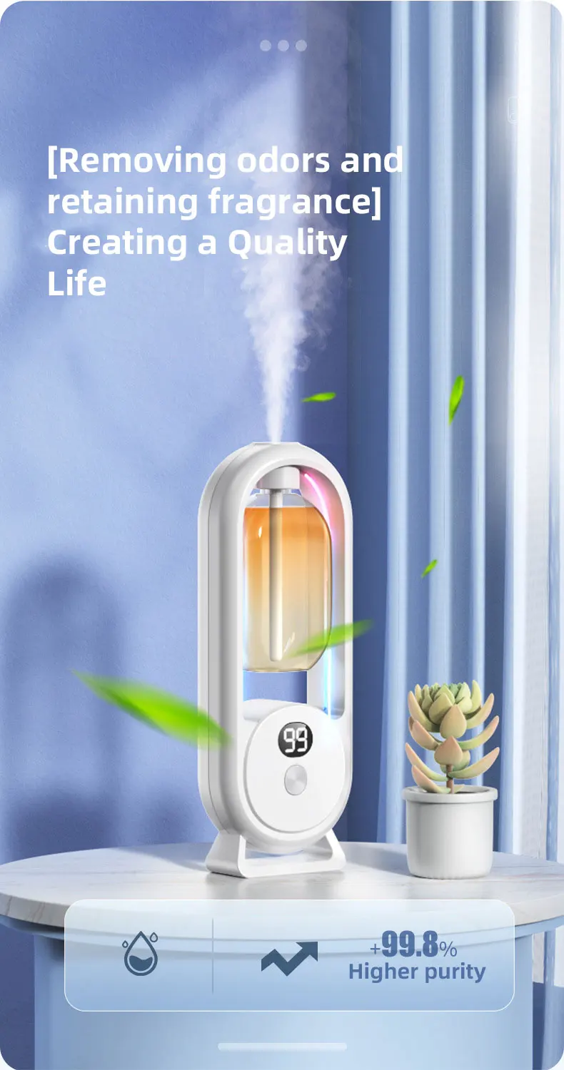 Portable Wall Mounted Automatic Spray Diffuser Aromatherapy Machine for ...