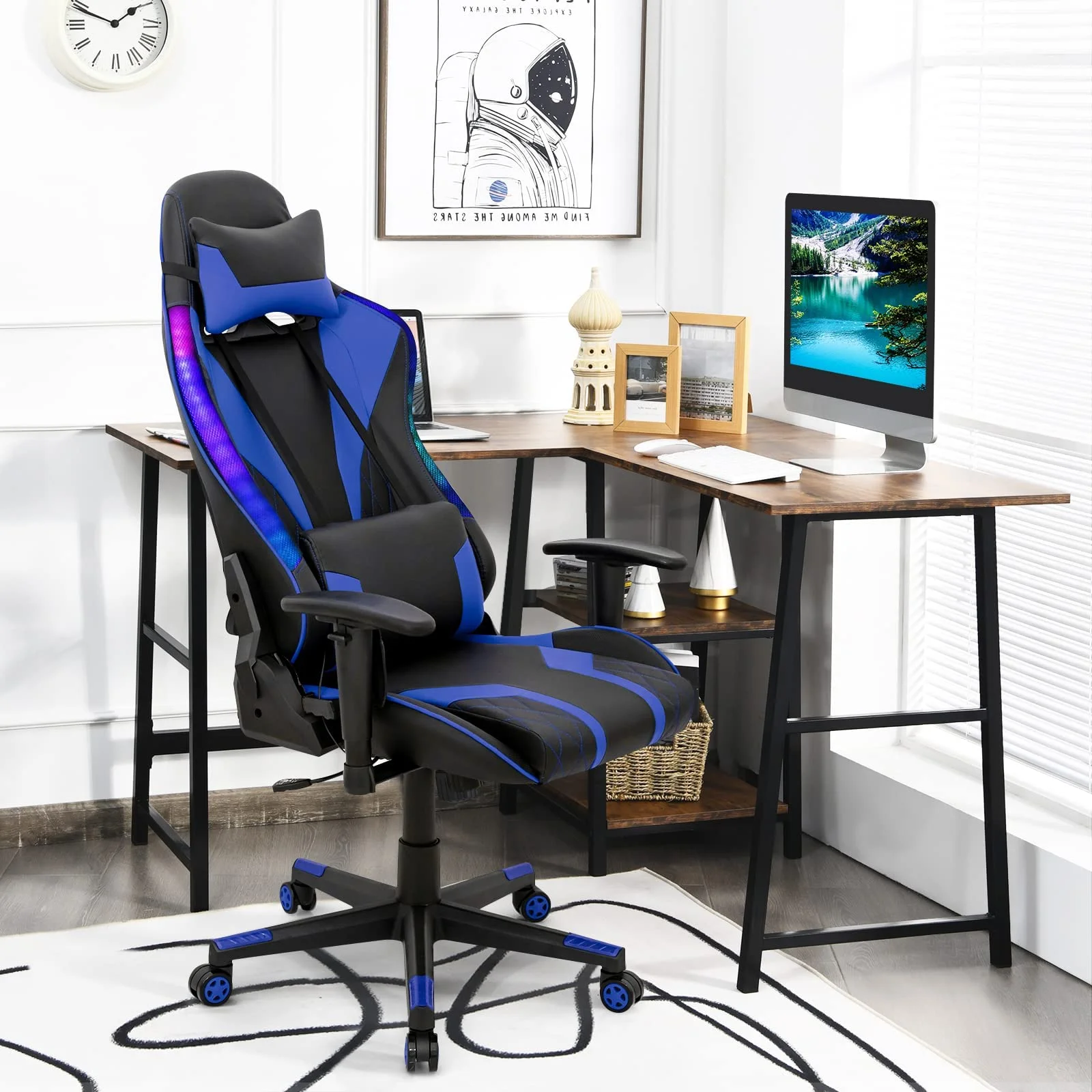 Racing Gamer Oyuncu Koltugu Gaming Chair Rgb Free Sample Reclining ...