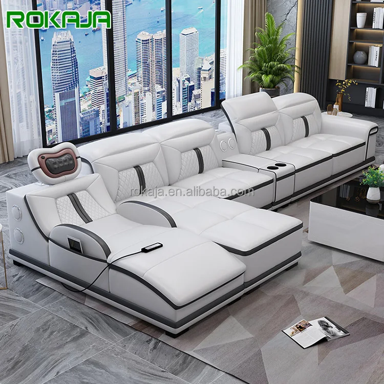 Luxury Smart Multi-Function Sofa - Adjustable & Recliner