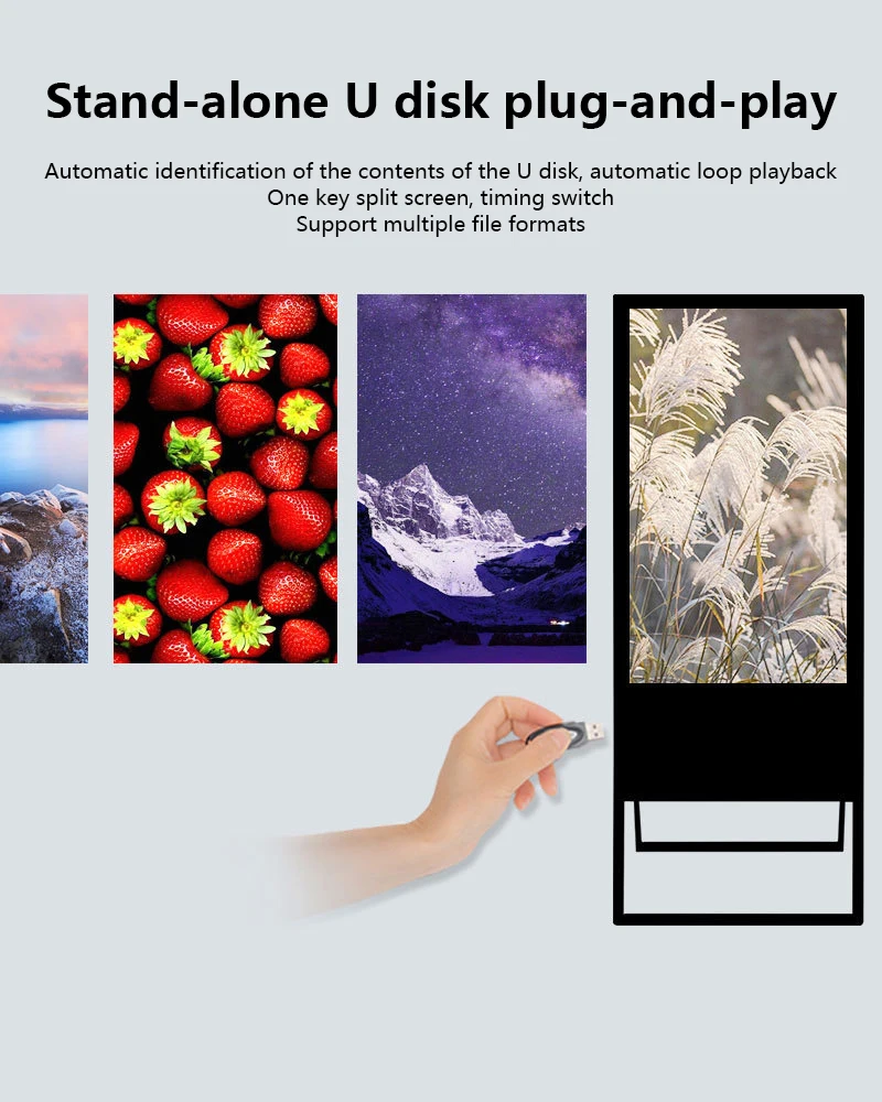 Digital Sign and Displays Portable Advertising Sinage Led Exhibition ...