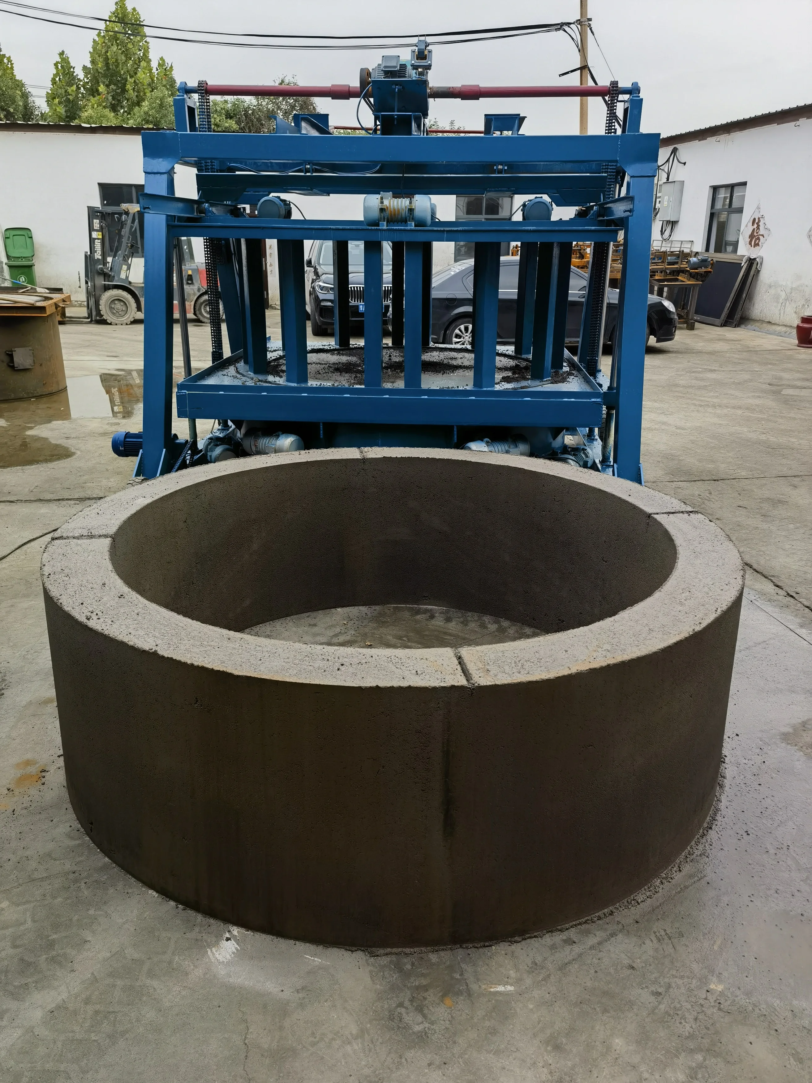Cement Culvert Inspection Manhole Pipe Making Machine Diameter 1500mm ...