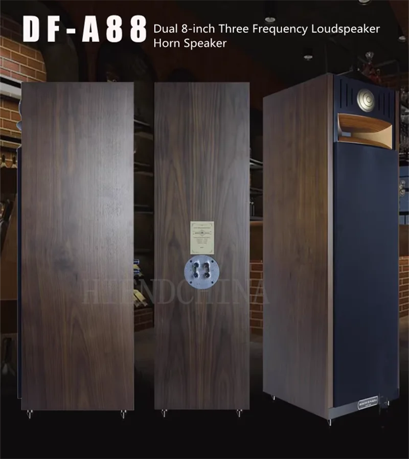 Dhy-07 Dual 8-inch Three Frequency Loudspeaker Horn Speaker Household ...