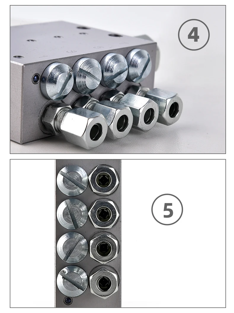 MVB Type Lubrication Distributor Grease Dispenser Block Progressive Distributor of Grease ...