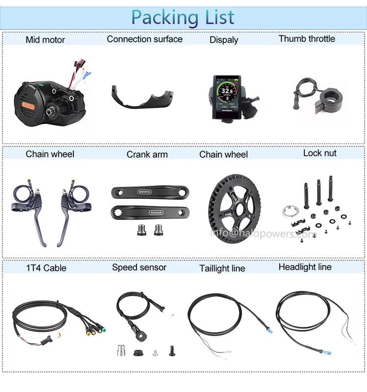 Bafang Ultra G510 M620 Bafang 1000w 160n.m Bafang Mid Drive Motor Kit ...