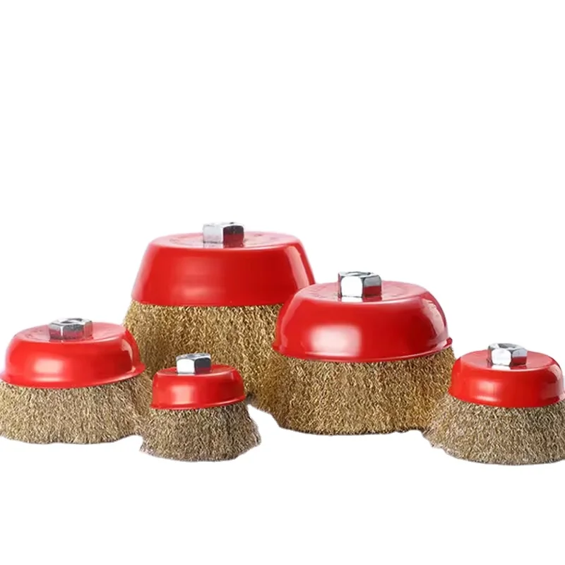 High Quality Cleaning Deburring Rotary Steel Wire Wheel Cup Brush Cup ...