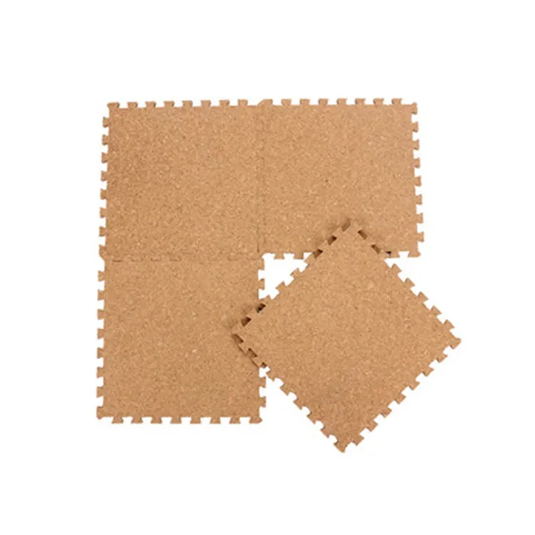 High Quality Eco-friendly Cork Interlocking Puzzle Foam Mat Natural ...