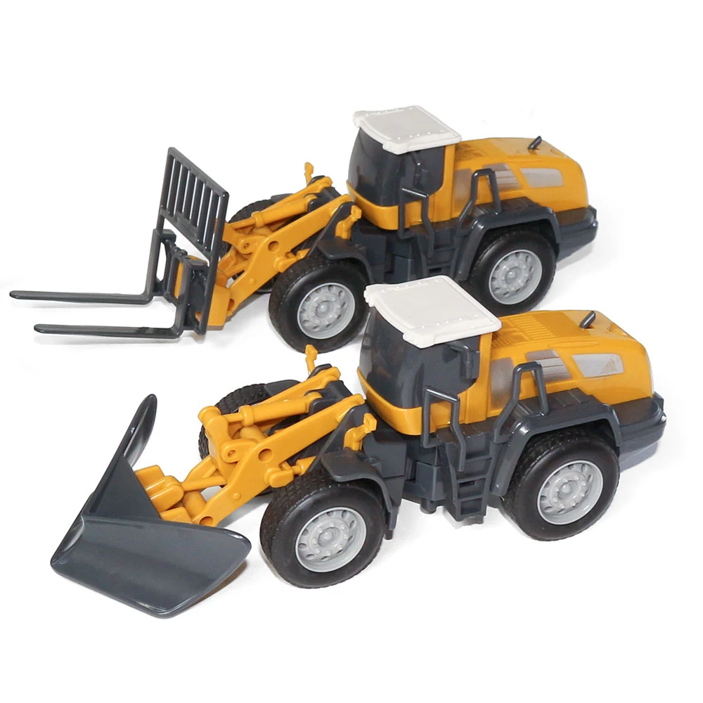 Wheeled Loader Movable Joint Sliding Function Kids Toy Bulldozer ...
