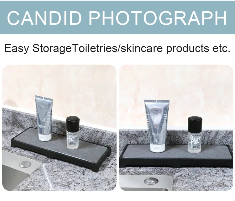 Bathroom Fast Drying Stone Instant Dry Sink Caddy Diatomite Sink Caddy ...