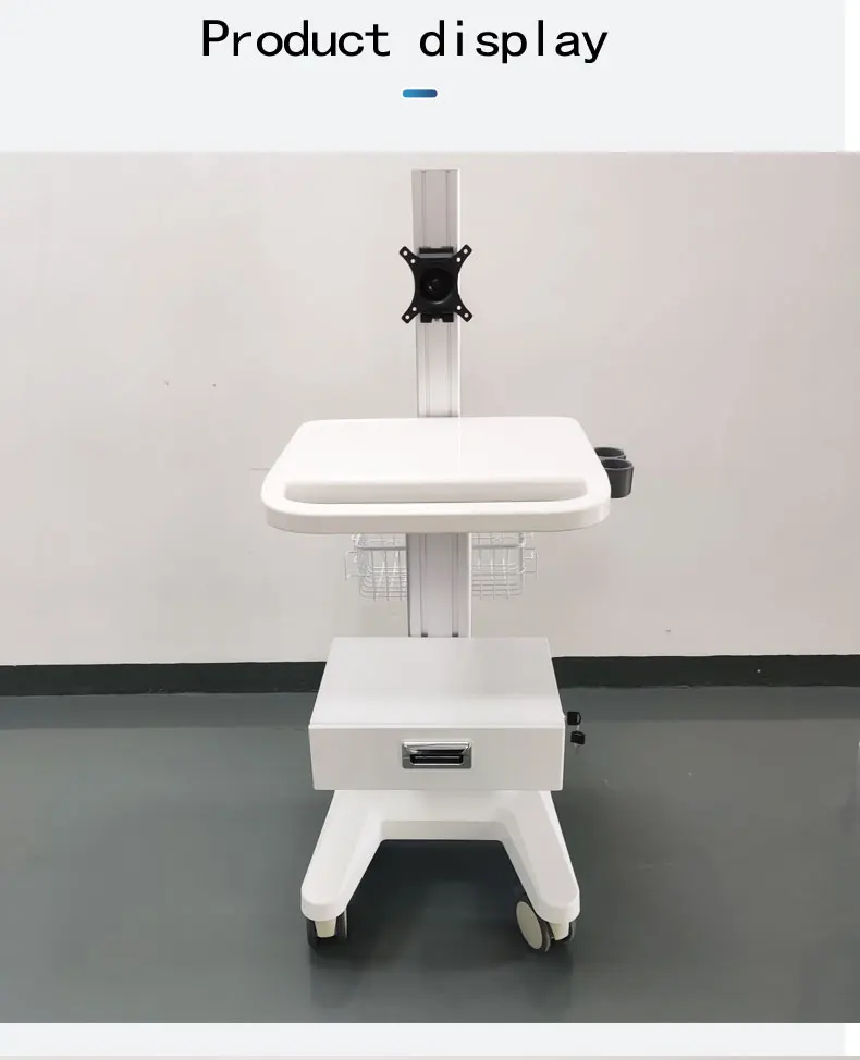 Mobile Workstation Cart Computer Mobile Trolly On Wheels - Buy Medical ...
