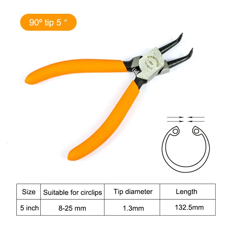 Circlip Pliers Size
