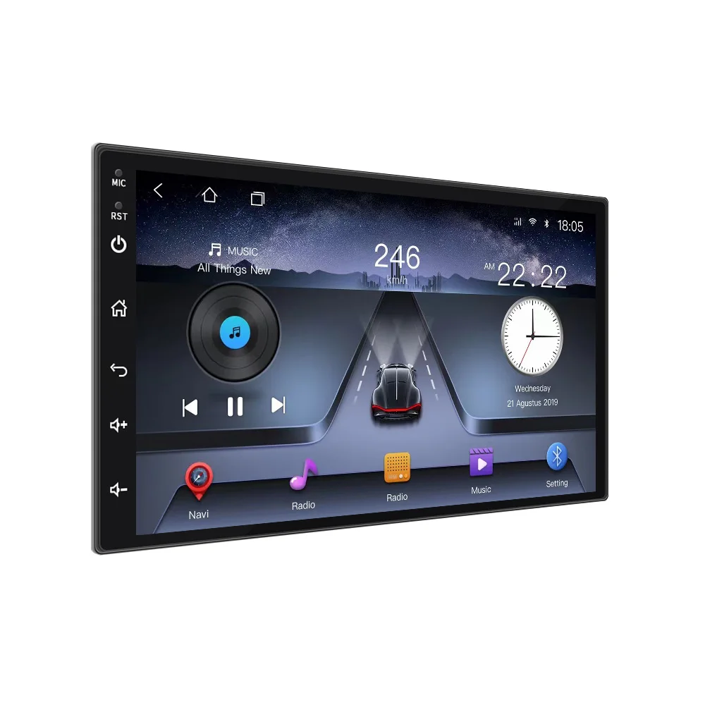 TS18 6/128gb 7inch 8core car stereo carplay car carplay STEREO FOR CAR android universal 4G QLED ...