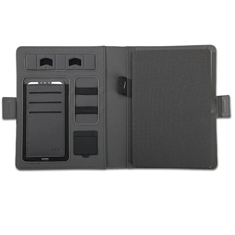 Custom Hardcover Wireless Charging Notebook A5 Lettering