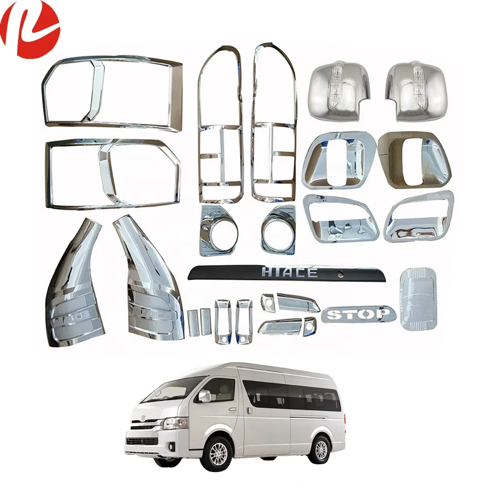 Hiace Van KDH200 2014-2016 ABS Chrome Accessories Kit