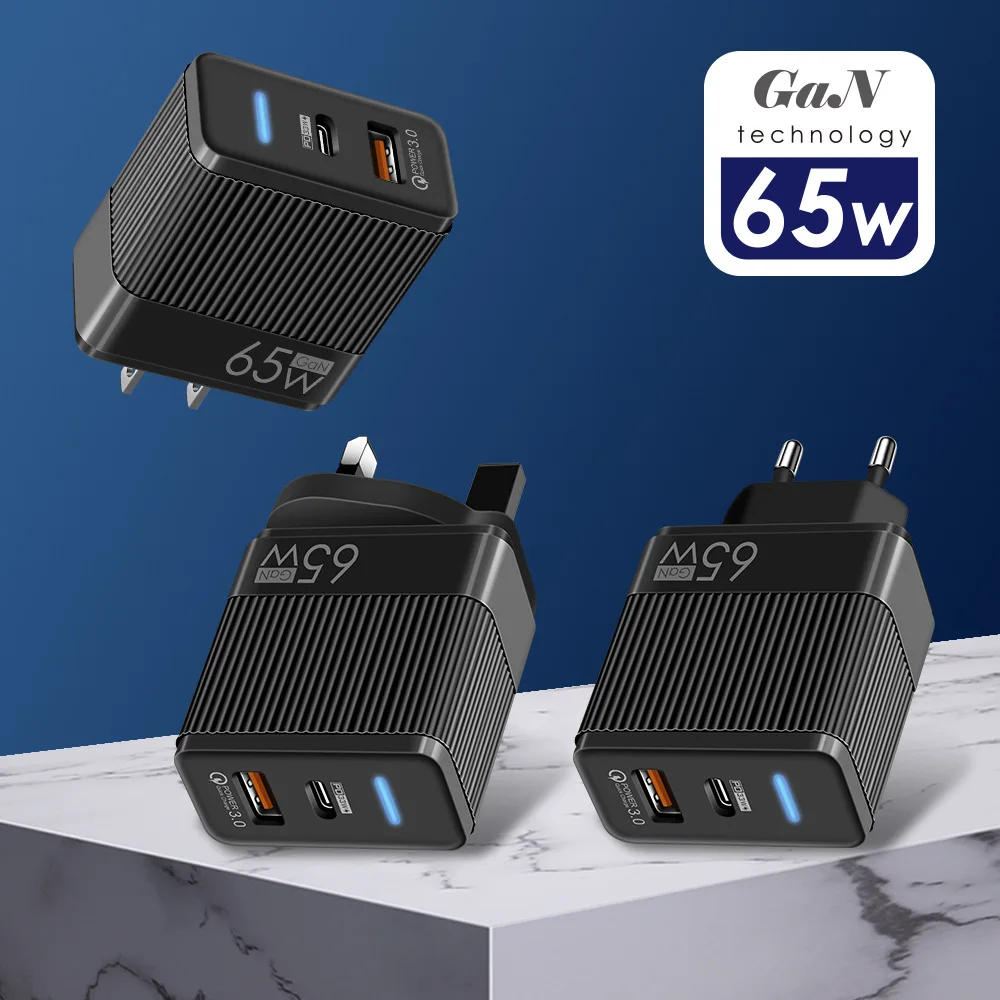 Gan Charger Usb Type C A Charging For Android 65watt Fast Charging For ...