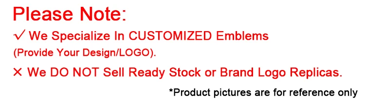 Wholesale Custom 3m Adhesive 3d Soft Label Letters Car Emblem with ...