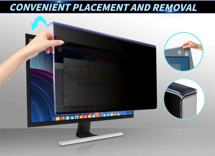 24 Inch Computer Acrylic Monitor Hanging Screen Protector with High ...