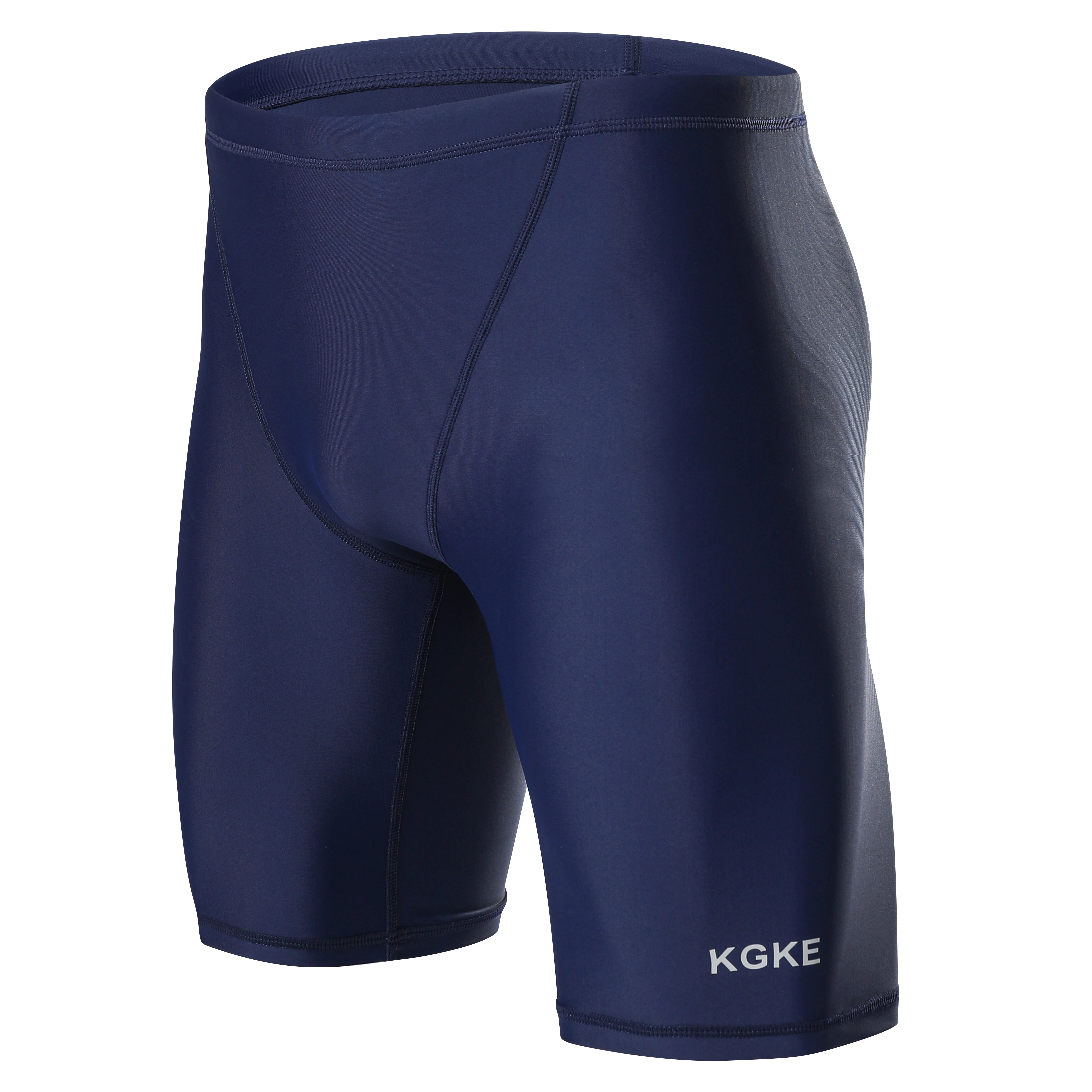 KGKE Men's Swim Jammers Competitive Nylon Spandex Professional Swimwear ...