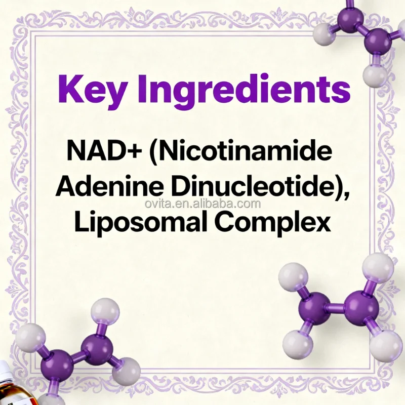 OEM Private Label Liposomal NAD Liquid Drops High Potency NAD+ ...
