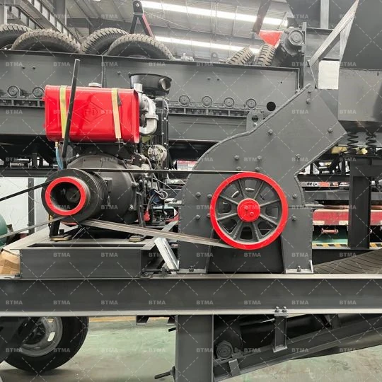 BTMA Automatic Mobile Diesel Hammer Crusher - Portable & Efficient