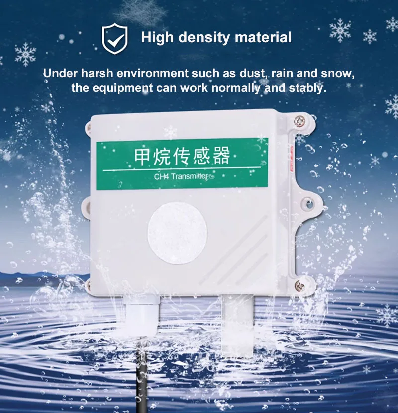 3-in -1 Temperature And Humidity Methane Sensor Ch4 Combustible Gas ...