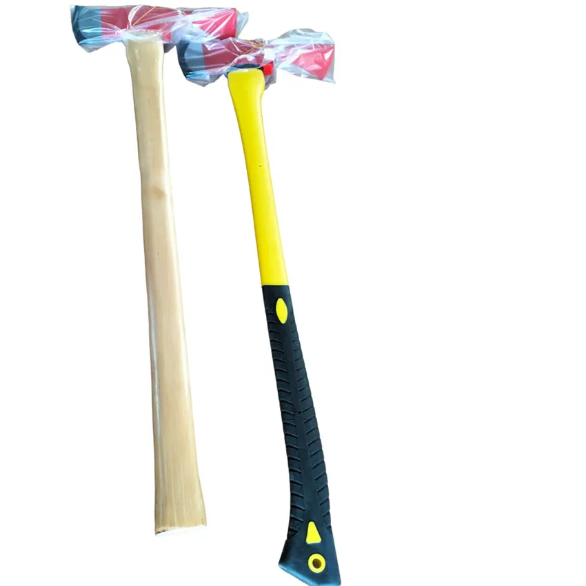 90cm Wood Handle Fire axe 1.5kg With Metal Clips Survival axe Multi ...