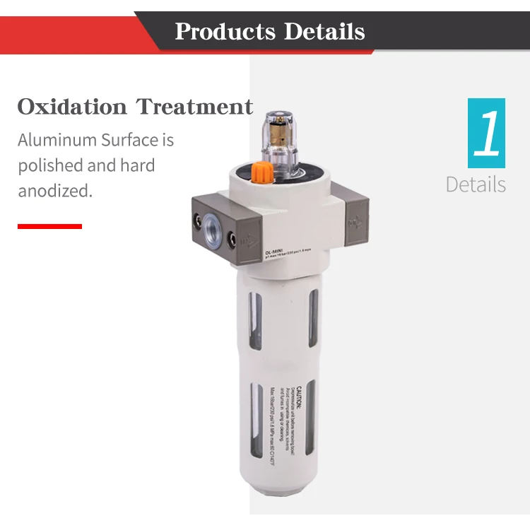Air Operated Grease Lubricator Filter Regulator Lubricator Ol Mini ...