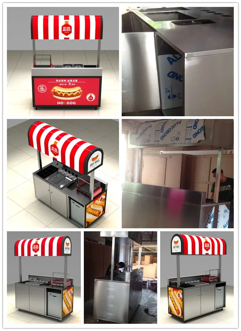 Modern Waffle Cart Custom Small Fast Food Display Cart| Alibaba.com