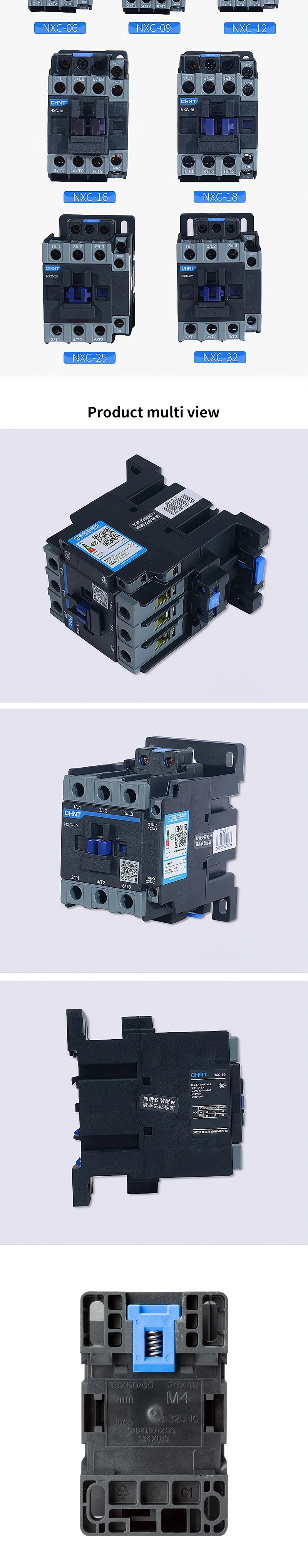 Contactor Magnetic Contactor Chint 6511 65a 380v Nxc Circuit Rating ...