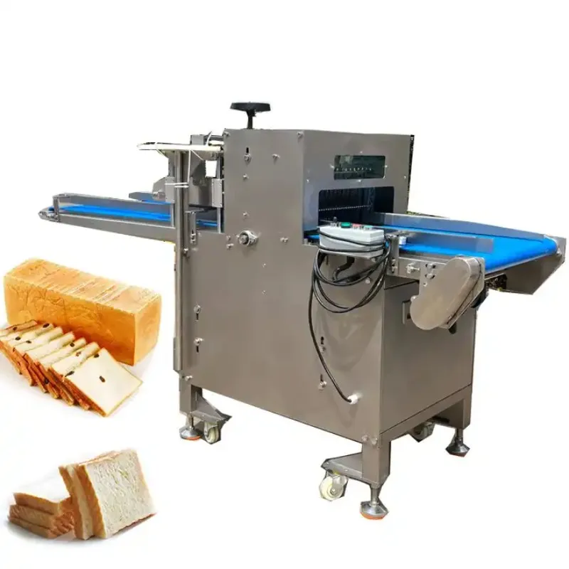 Bakery Commercial Use Electric Long Bread Slicer Machine / Multi ...