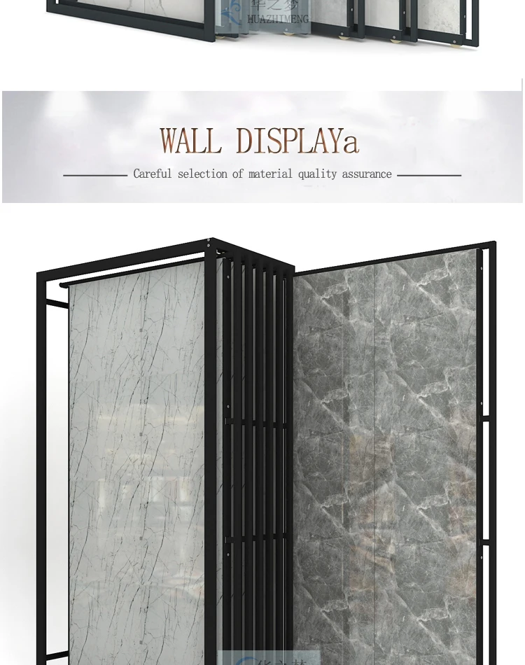 Sliding Ceramic Granite Stone Tile Display Stand Pull Out Slide Marble ...