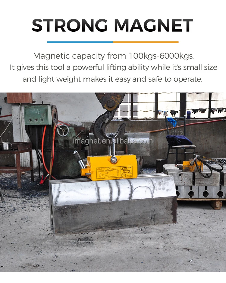 Cheap Compact Capacity 30kg Portable Permanent Magnetic Lifter