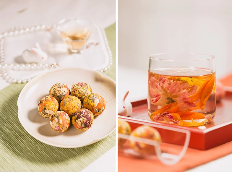 Wholesale Refin Chines Fower Tea Ball Beauty Jasmine Chrysanthemum ...