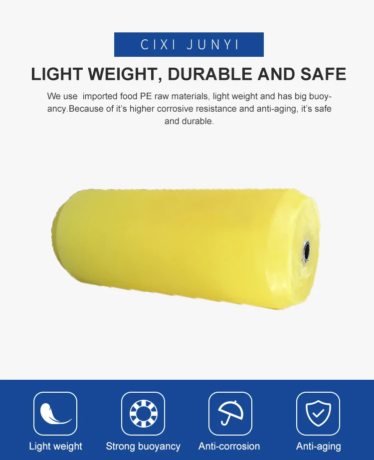 Lldpe Marine Floating Security Barriers Roto-molded Pollution Trash ...