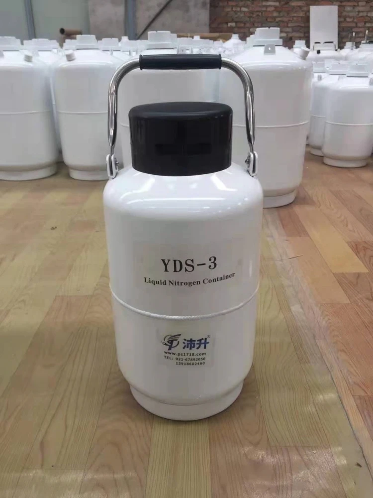 2 Liter Liquid Nitrogen Jar Bottle Cryogenic Container Liquid Nitrogen ...
