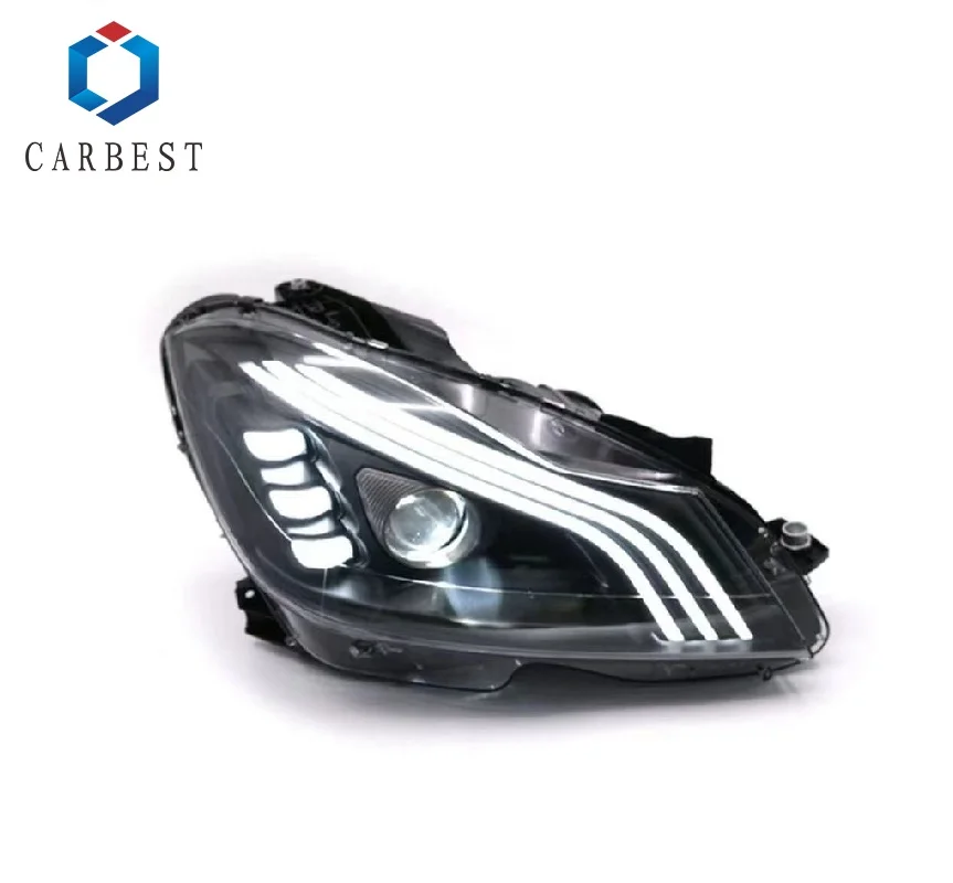 Factory Full Maybach Style W204 Led Headlamp Headlight For Benz C-class ...