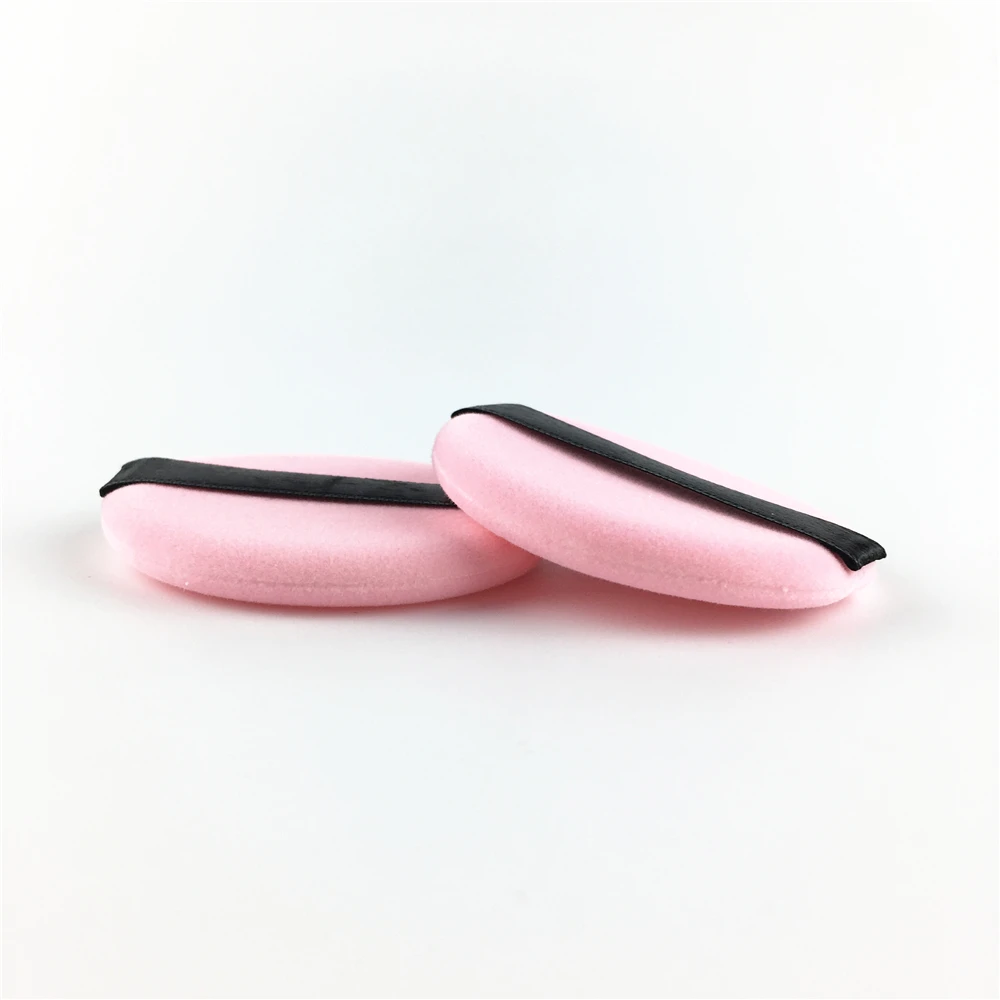 Luxury Classic Custom Cosmetic Soft Flocking Powder Puff - Buy Flocked ...