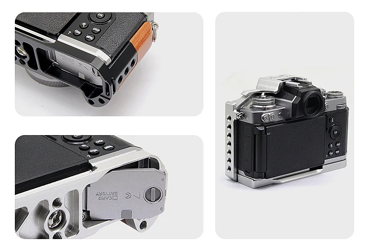 MAMEN Video Camera Cage Stabilizer for Nikon ZFC Filmmaking