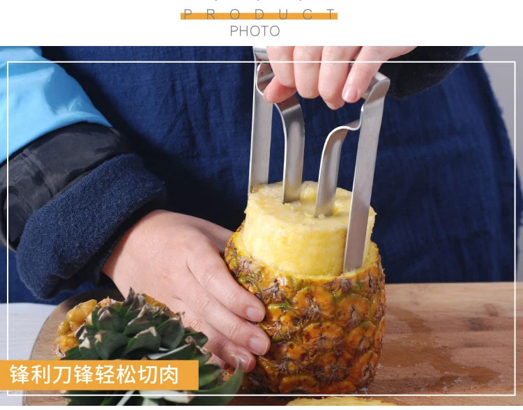 Wholesale Stainless Steel Pineapple Picker Knife Eye Peeler