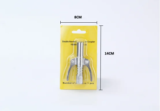 Quick Release Spring Loaded Grease Gun Coupler - 10000psi