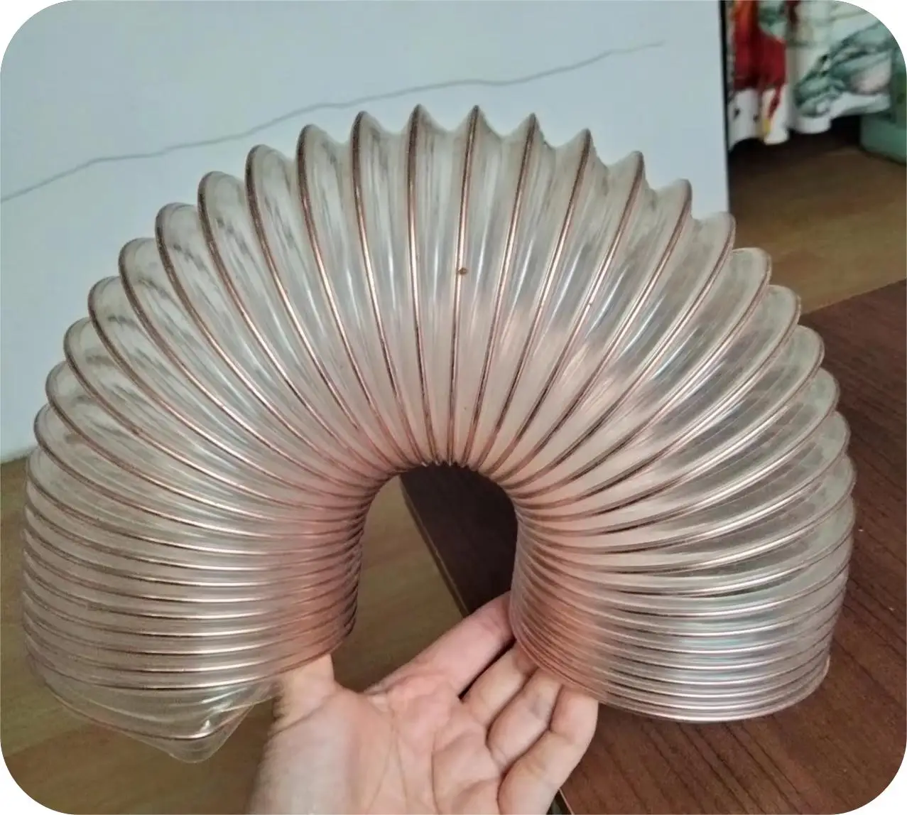 Dust Removal Polyurethane Steel Wire Hose Spring Pu Plastic Soft - Buy ...