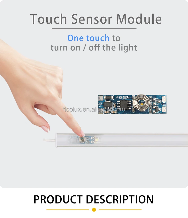 Mini LED Touch Sensor Switch - 4A Max LED Light Controller