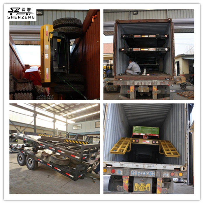 15t 25t Thrial Axle Excavator Trailer Forklift Truck Trailer for Sale