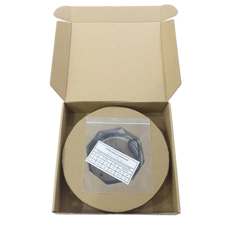 Cardboard Reel Type Packing Sc Apc Optic Fiber Patch Cord Ftth Drop ...