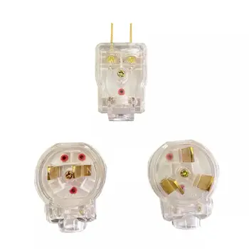 Dual-use 2 Pin Plugs 220v 15a Waterproof Flame Retardant Abs/pc Socket ...