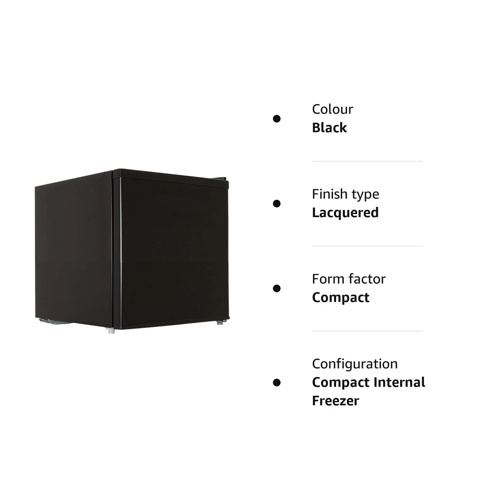 48 Litre Single-Door Compact Refrigerator Mini Fridge Reversible Door ...