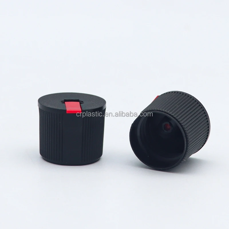 Blue White 24/410 28/410 PP Screw Ribbed Plastic Turret Caps