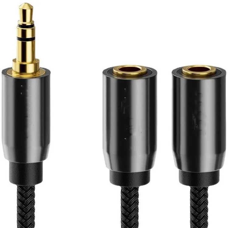 3.5mm Audio Line One-two Couple Earphone Line Lossless Sound Quality ...