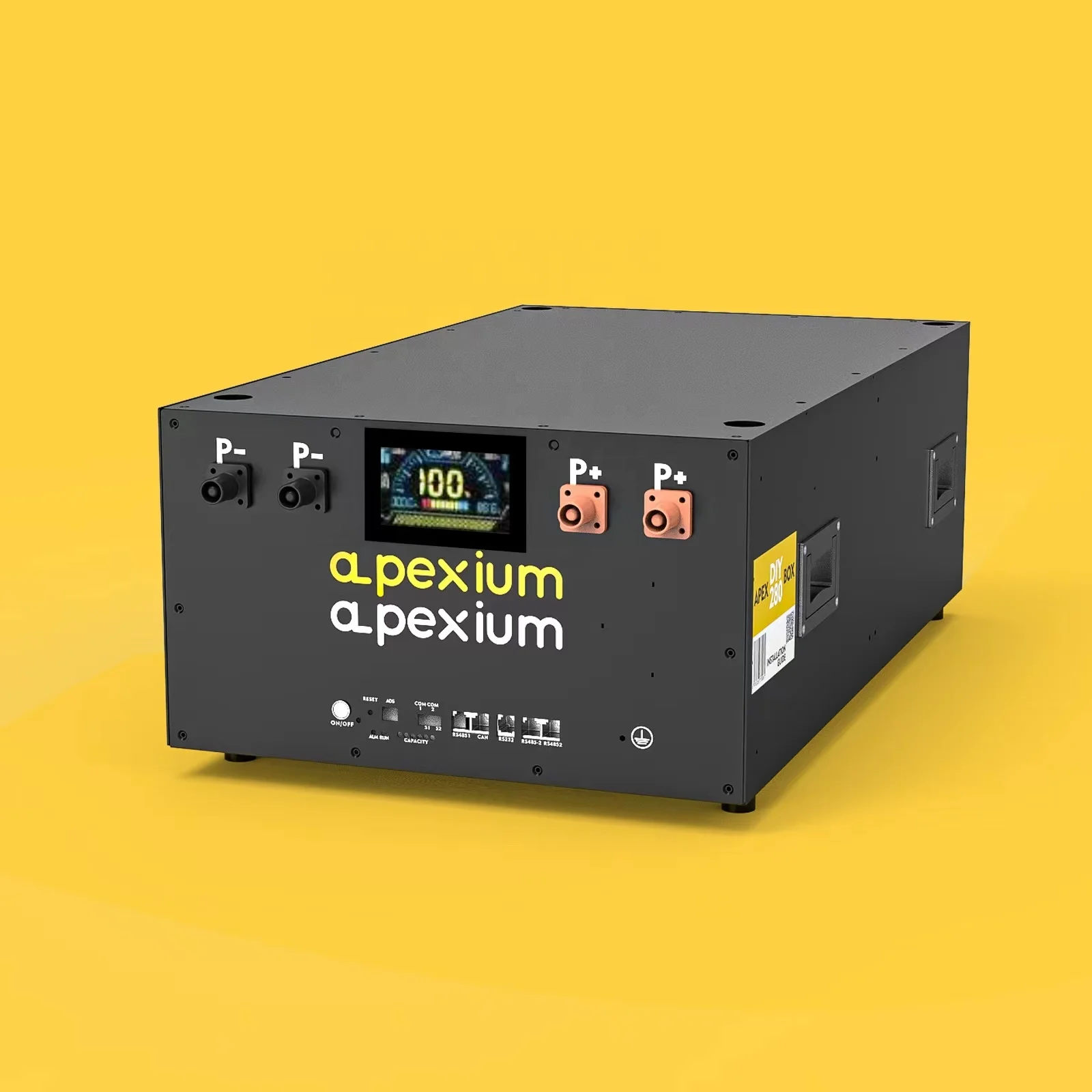 Apexium Empty Diy Jk 200a Bms Lifepo4 Metal Battery Case 48v 280ah ...